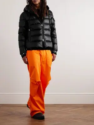 Moncler Pavin Logo-appliquéd Quilted Down Jacket