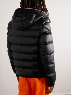 Moncler Pavin Logo-appliquéd Quilted Down Jacket