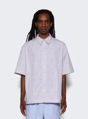 Givenchy Short Sleeve Boxy Fit Shirt - Grey