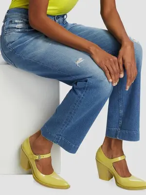 ASKK NY Beau High-rise Distressed Straight-leg Jeans