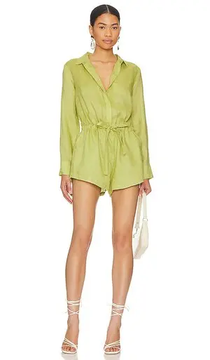 Seafolly Linen Playsuit