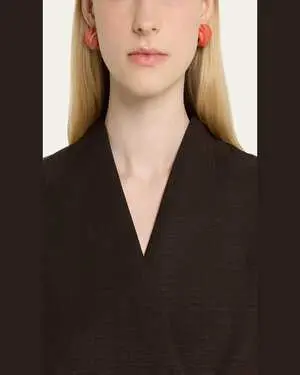 Completedworks Clash Sterling Silver Bio-resin Post Earrings