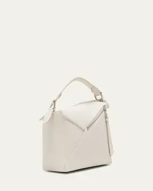 Loewe Puzzle Edge Small Top-handle Bag - Toffee