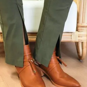 BELLE & BLOOM Can't Be Tamed Open Back Boot - Tan Brown