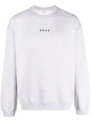 RÓHE Logo-print Long-sleeve Sweatshirt