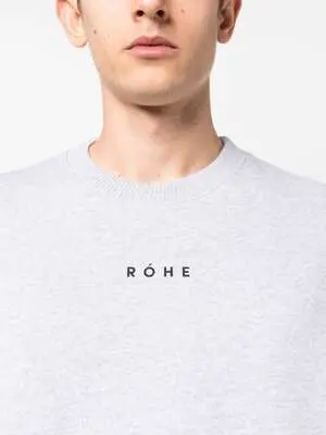RÓHE Logo-print Long-sleeve Sweatshirt