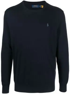 Polo Ralph Lauren Pony-embroidery Jumper - Blue