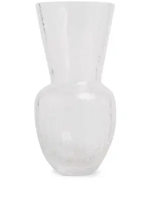 KLIMCHI Felicity Cracked-effect Vase - White