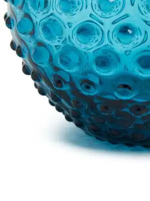 KLIMCHI Hobnail Crystal Jug - Blue