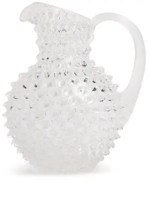 KLIMCHI Hobnail Crystal Jug White