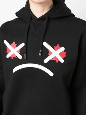 Dsquared2 Graphic-print Cotton Hoodie