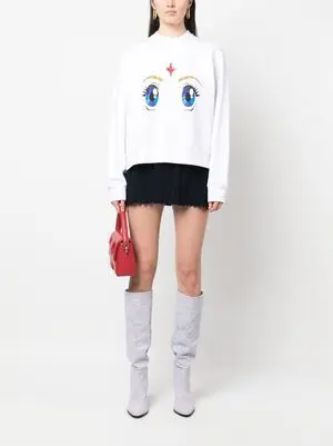 Dsquared2 Graphic-print Crew Neck Sweatshirt