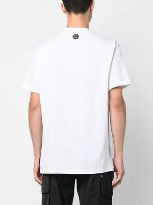 Philipp Plein Skull-print Cotton T-shirt - White
