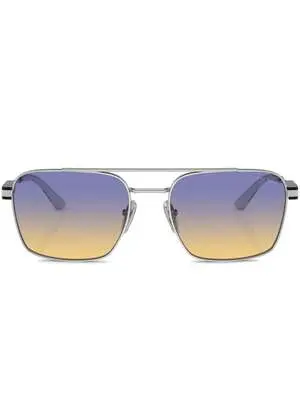 Prada Square-frame Sunglasses - Silver