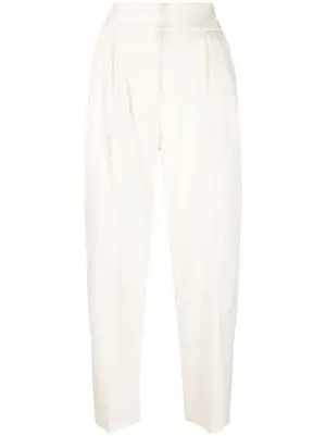 Fabiana Filippi Pressed-crease Tapered-leg Trousers