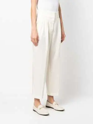 Fabiana Filippi Pressed-crease Tapered-leg Trousers