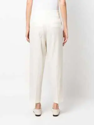 Fabiana Filippi Pressed-crease Tapered-leg Trousers