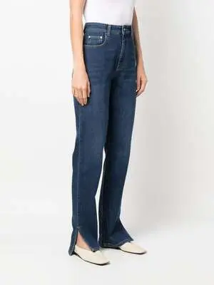 Fabiana Filippi Side-slit Bootcut Jeans