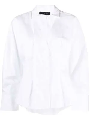 Fabiana Filippi Pleated Cotton Shirt