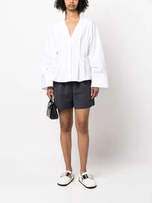 Fabiana Filippi Pleated Cotton Shirt