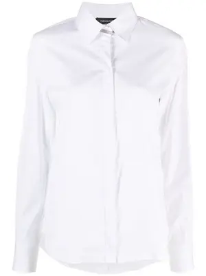 Fabiana Filippi Bead-embellished Long-sleeve Shirt