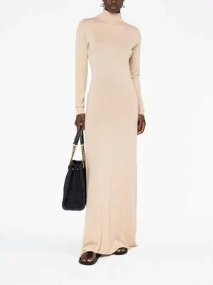 Fabiana Filippi Long-sleeve Knitted Maxi Dress