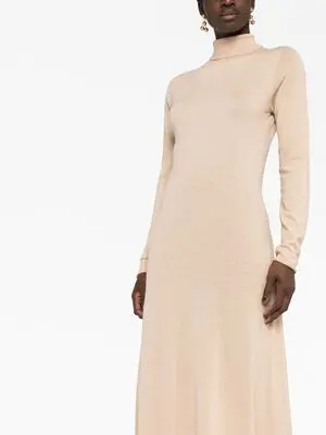 Fabiana Filippi Long-sleeve Knitted Maxi Dress