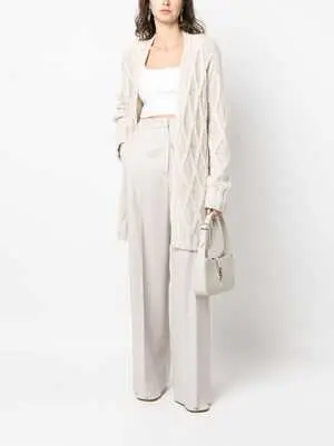 Fabiana Filippi Wide-leg Tailored Trousers - Neutrals