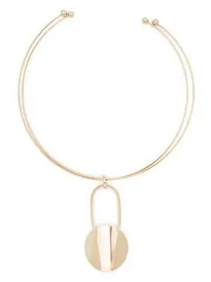 Fabiana Filippi Circular Pendant Necklace - Gold