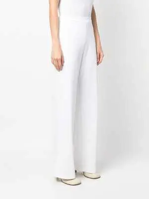 Fabiana Filippi High-waisted Wide-leg Trousers - White