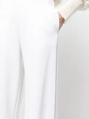Fabiana Filippi High-waisted Wide-leg Trousers - White