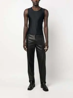 MUGLER Round-neck Sleeveless Top