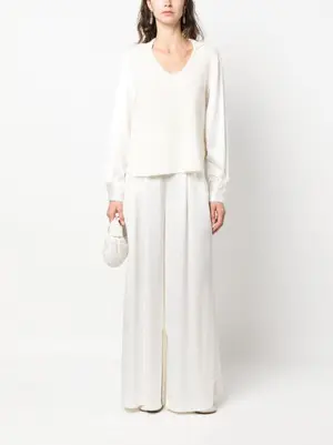 Fabiana Filippi Pleated Wide-leg Trousers