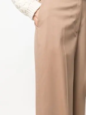 Fabiana Filippi Wide-leg Trousers - Brown