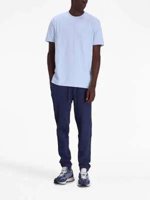 BOSS Cotton-jersey T-shirt With Logo Detail - Blue