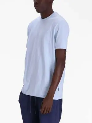 BOSS Cotton-jersey T-shirt With Logo Detail - Blue