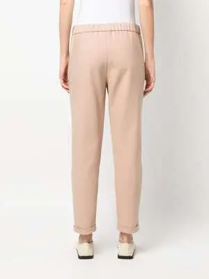 Fabiana Filippi Drawstring Waist Trousers - Brown
