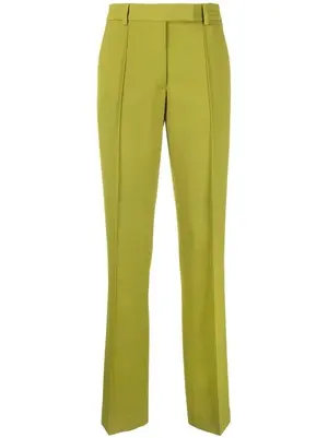 Acne Studios Mid-rise Tailored Trousers - Green