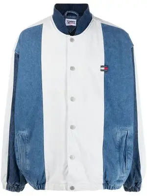 Tommy Hilfiger Logo-ebroidery Panelled Bober Jacket