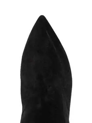 Paris Texas Stiletto 100mm Thigh-length Boots - Black