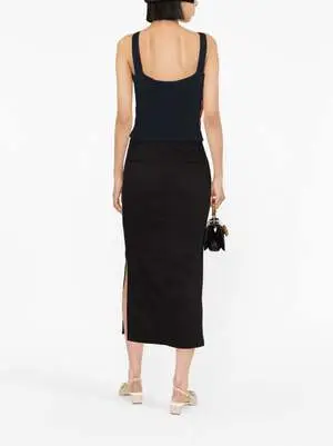 La DoubleJ Winset Sleeveless Crop Top - Blue