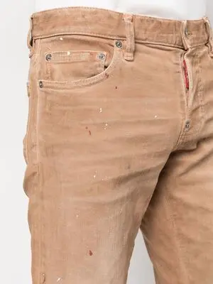Dsquared2 Paint Splatter Skinny Jeans