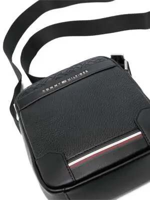 Tommy Hilfiger Central Reporter Leather Messenger Bag