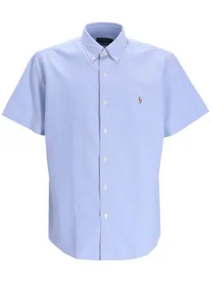 Polo Ralph Lauren Pony-motif Short-sleeve Shirt - Blue