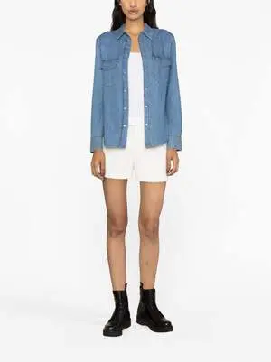 Zadig&Voltaire Rhinestone Embellished Shorts - White