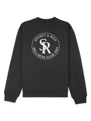 SPORTY & RICH Logo-print Sweatshirt