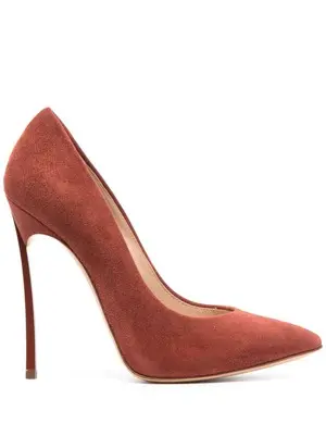 Casadei Blade 120mm Pointed-toe Pumps - Brown
