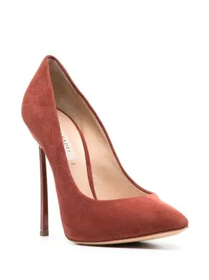 Casadei Blade 120mm Pointed-toe Pumps - Brown