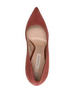 Casadei Blade 120mm Pointed-toe Pumps - Brown