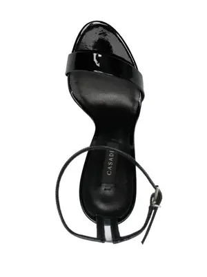 Casadei Blade 120mm Patent Sandals